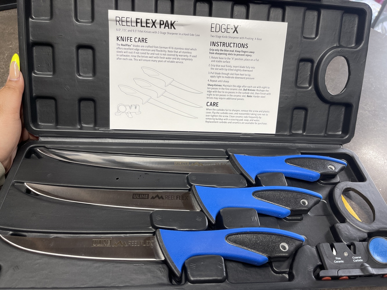 OUTDOOR EDGE REEL FLEX PAK FILLET KNIFE SET WITH HARD CASE | Lambert ...
