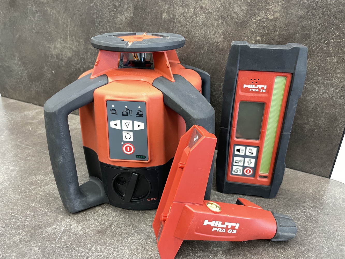 HILTI PRI 36 Pulse III Power Rotating Laser Level Kit w/PRA 36 Receiver ...