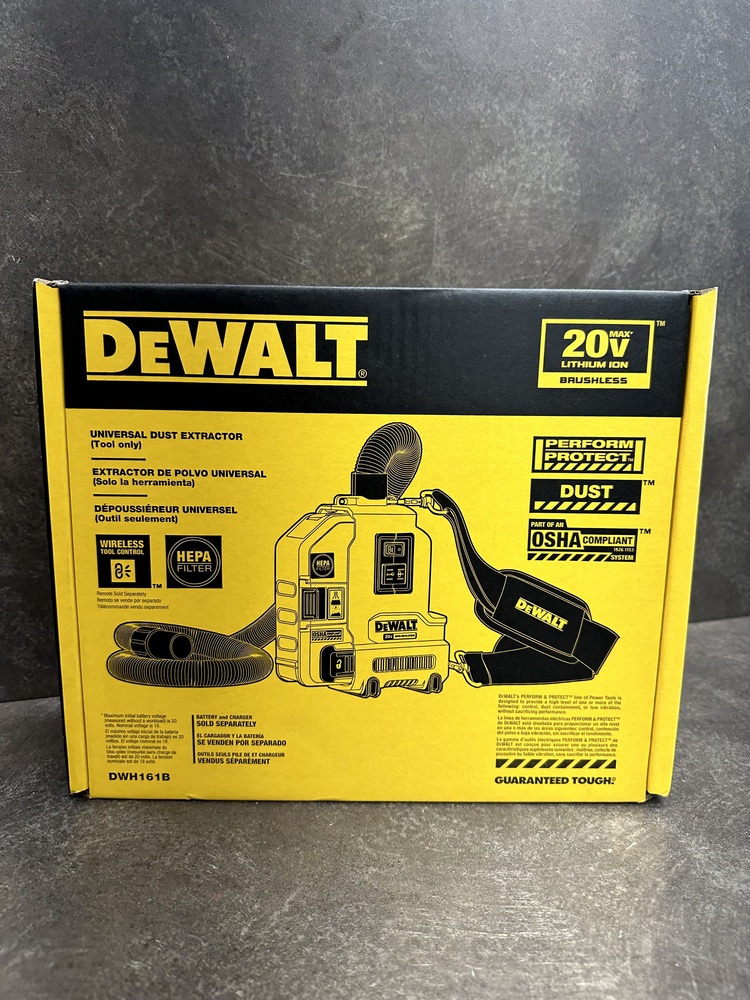 Dewalt DWH161B Universal Dust Extractor 20v Brushless Tool Only ...
