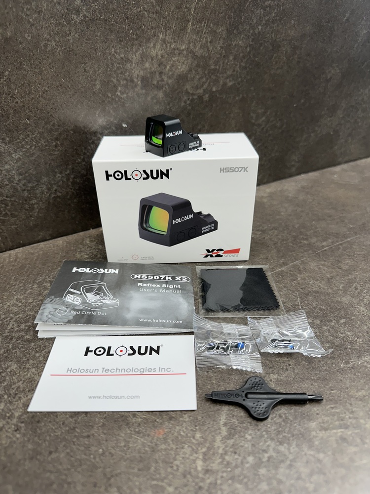 HOLOSUN HS507K X2 3-RETICLE SHAKE AWAKE RED DOT | Lambert Pawn Shop