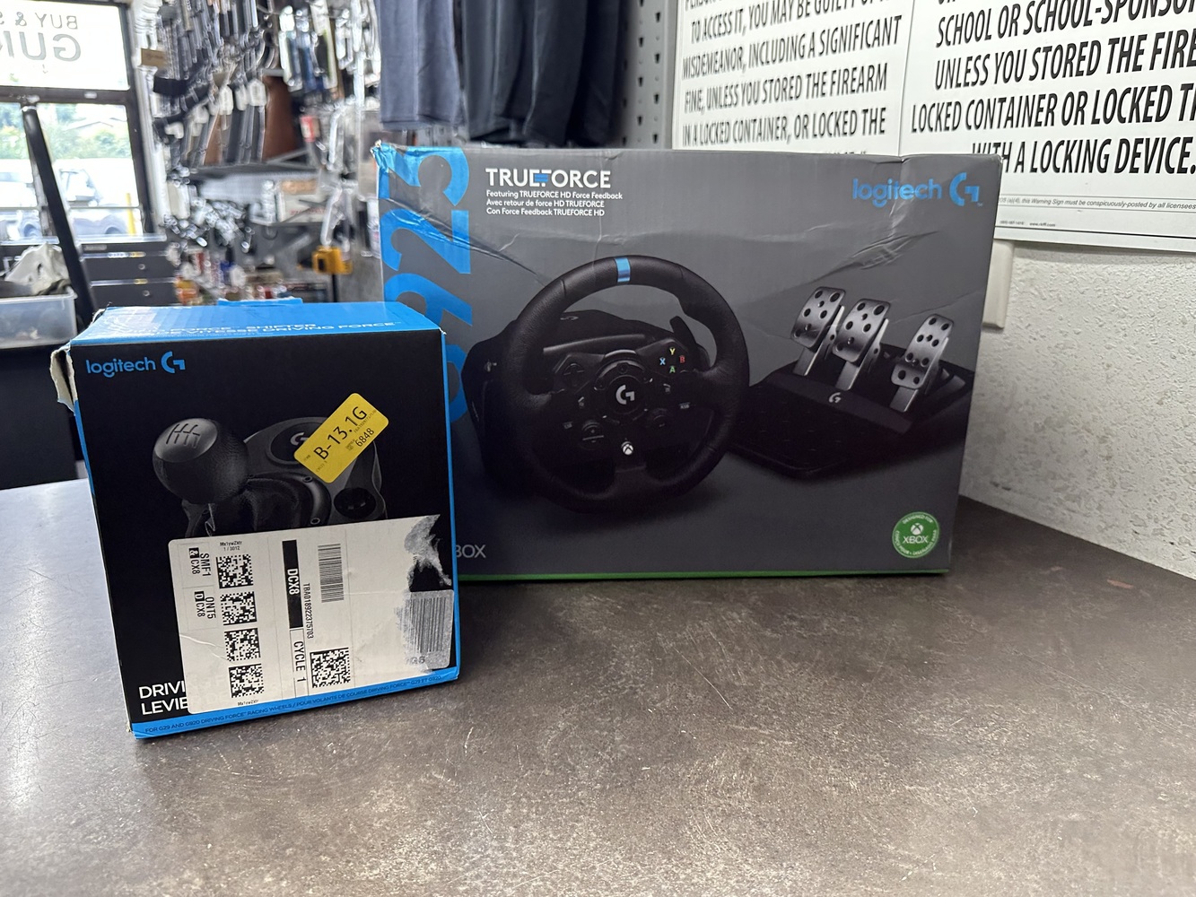 LOGITECH G G923 TRUE FORCE SIM RACING WHEEL AND PEDAL KIT BUNDLE ...