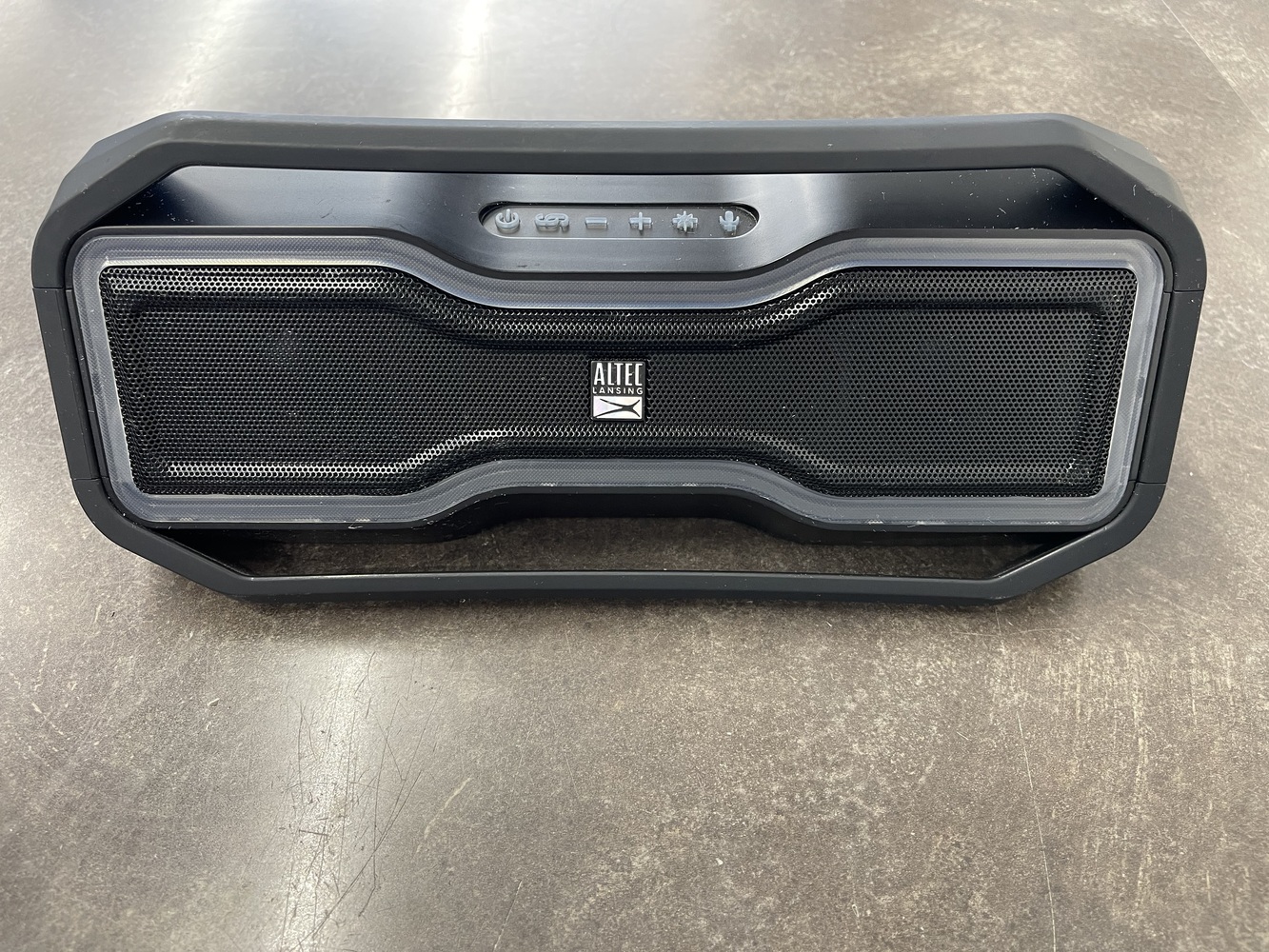 Altec Lansing RockBox Waterproof Bluetooth Speaker with LED Lights ...