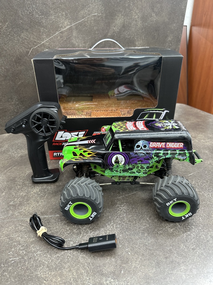 Losi Grave Digger 1/18 Mini LMT 4x4 Brushless Motor RC Truck | Lambert ...