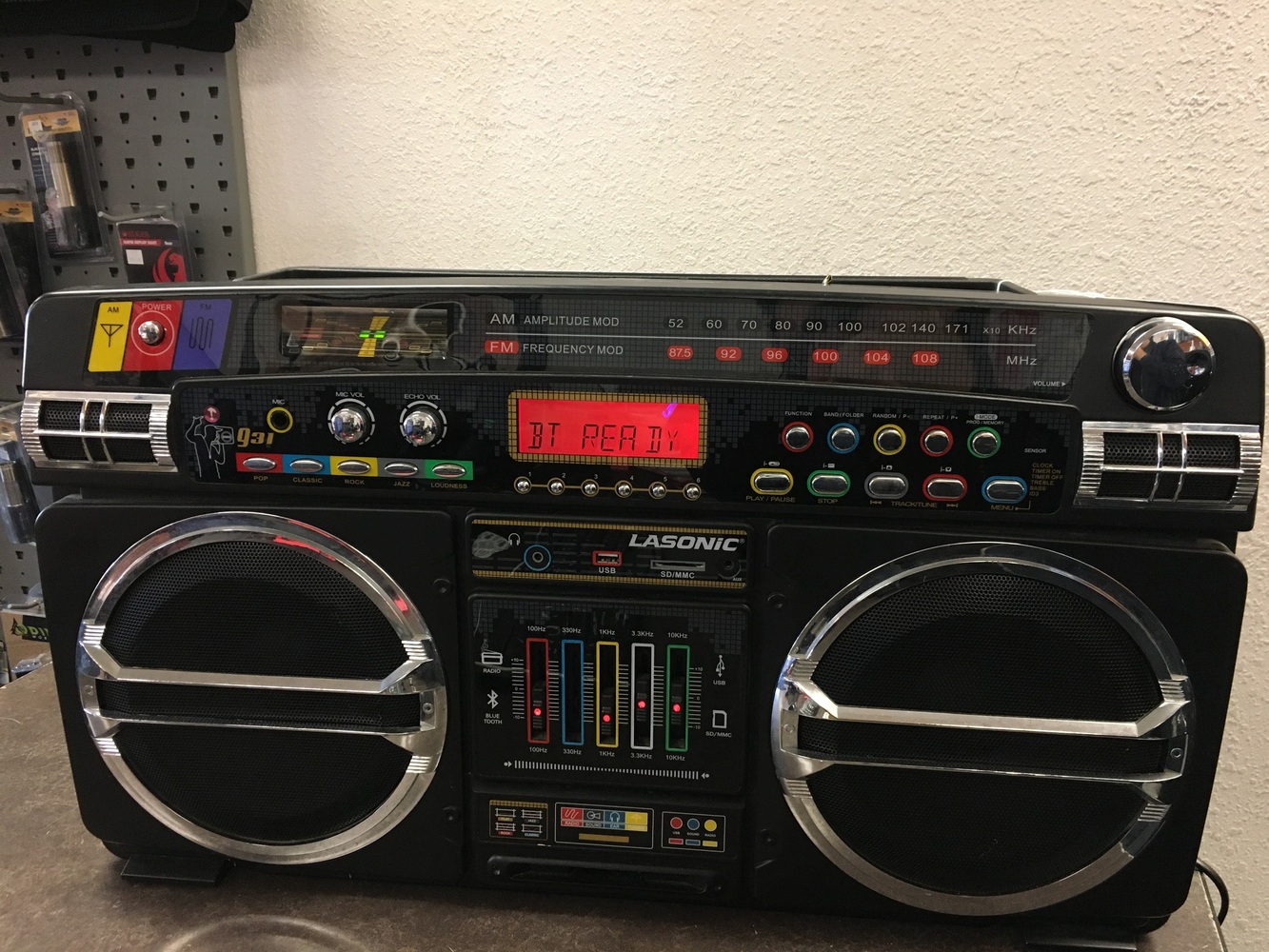 LASONIC i-931btq BLUETOOTH RADIO PORTABLE BOOMBOX | Lambert Pawn Shop