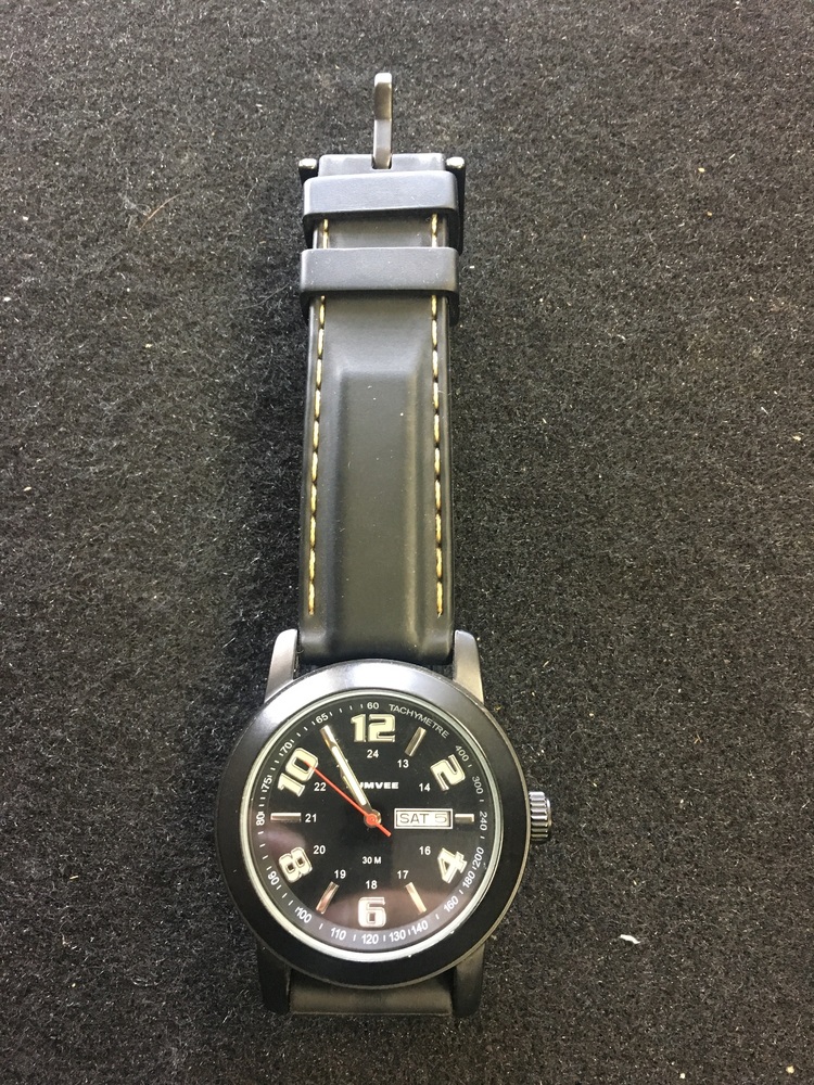 HUMVEE HF-19 MEN'S FIELD WRISTWATCH WITH LUMINATE HANDS AND HOUR ...