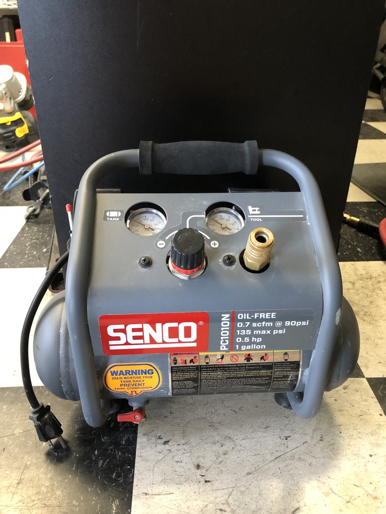 SENCO 1 GALLON PORTABLE AIR COMPRESSOR PC1010N WITH HOSE | Lambert Pawn ...