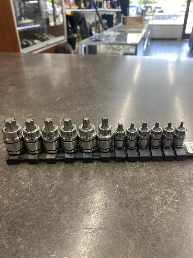 12 PIECE ADV STUBBY TORX BIT SOCKET SET 1/4" AND 3/8" | Lambert Pawn Shop