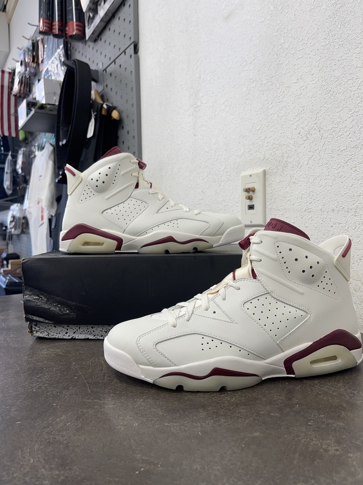 NIKE AIR JORDAN 6 RETRO 384664-116 MAROON 2015 SIZE 12.5 | Lambert Pawn ...