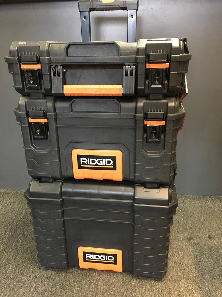 RIDGID PRO TOOL STORAGE SYSTEM (3-Piece) BRAND NEW. | Lambert Pawn Shop