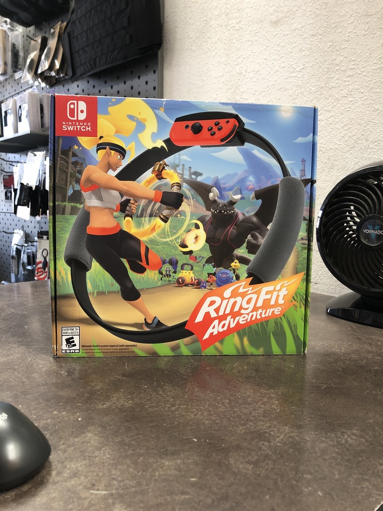 RING FIT ADVENTURE NINTENDO SWITCH, RING-CON GRIPS AND LEG FIXING STRAP ...