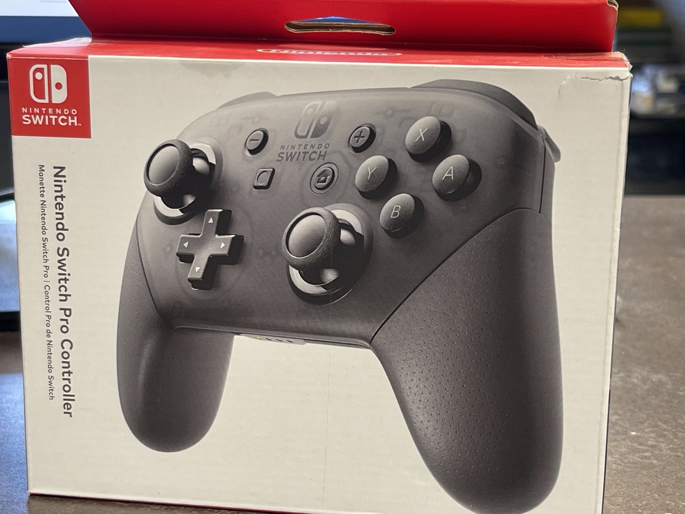 NINTENDO SWITCH BLACK WIRELESS PRO WIRELESS PRO CONTROLLER | Lambert ...