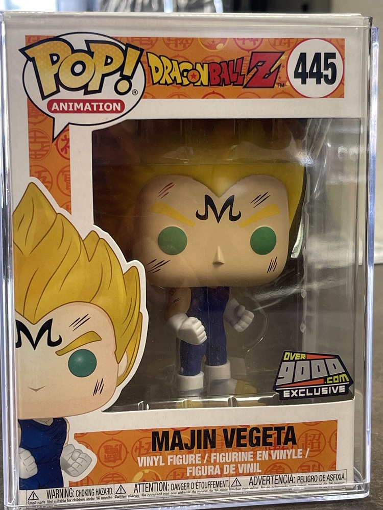 FUNKO POP ANIMATION DRAGON BALL Z MAJIN VEGETA VINYL FIGURE #445 ...