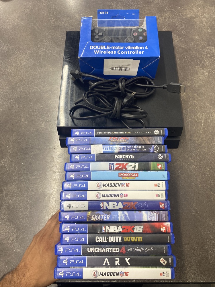 SONY PLAYSTATION 4 CUH-1001A GAMING GAME CONSOLE WITH 1 CONTROLLER, 15 ...